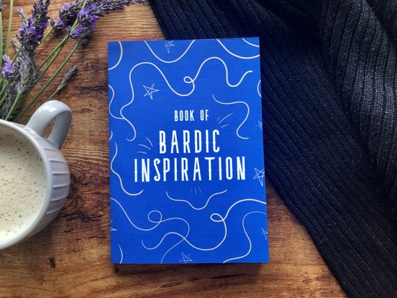 Book of Bardic Inspiration Dungeons and Dragons Inspired - Etsy