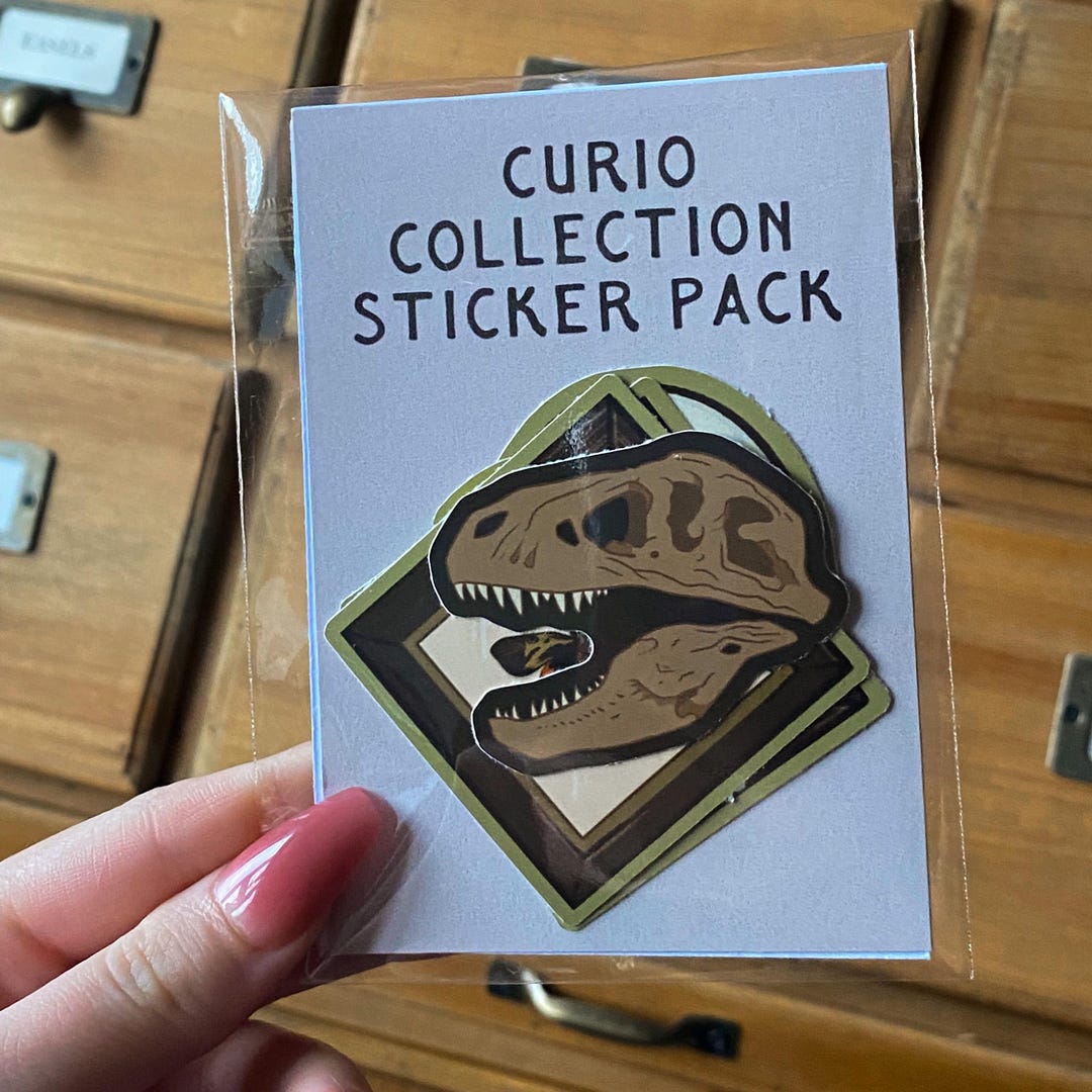 Curio Collection Die Cut Sticker Pack Vintage-inspired Stickers ...