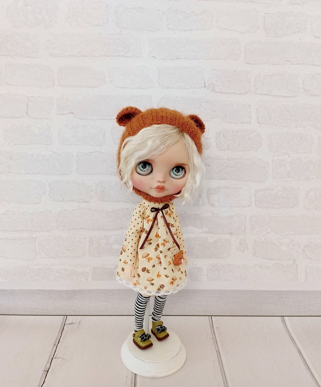 Blythe Clothing Set, Blythe Doll Outfit. Dress for Blythe, Hat for ...