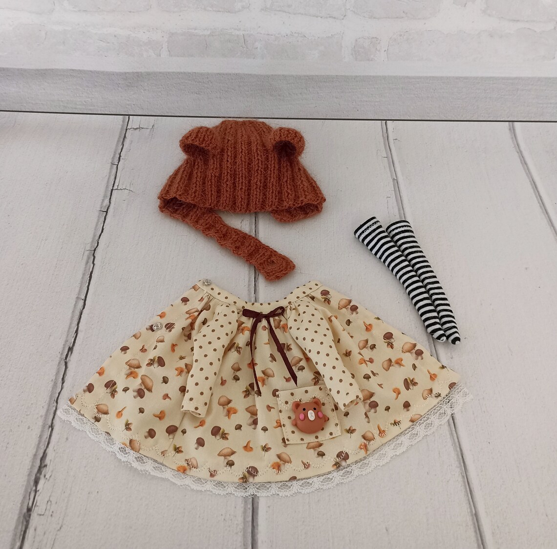 Blythe Clothing Set Blythe Doll Outfit. Dress for Blythe Hat - Etsy