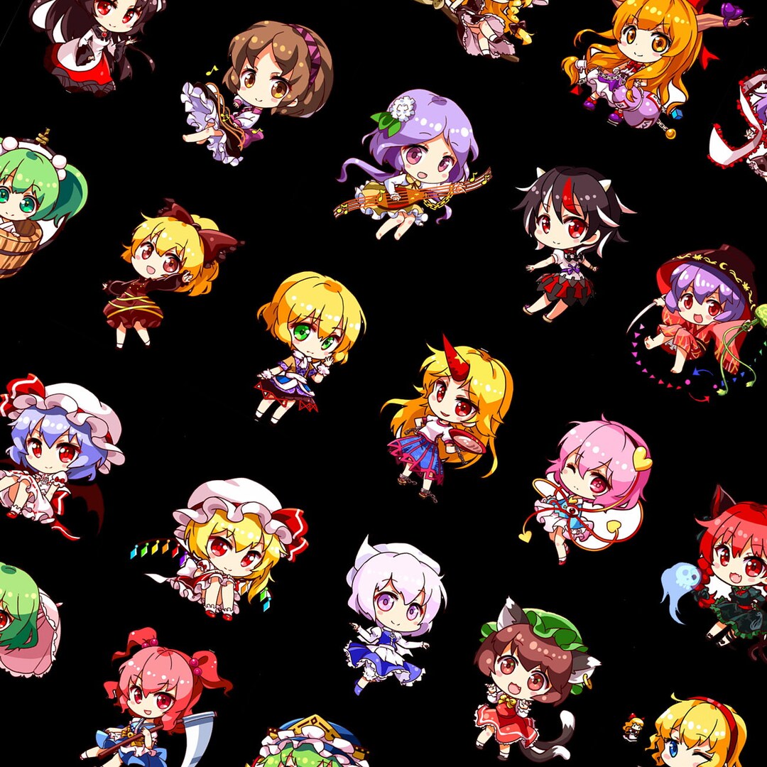 Touhou Mini 1 Kawaii Sticker - Etsy