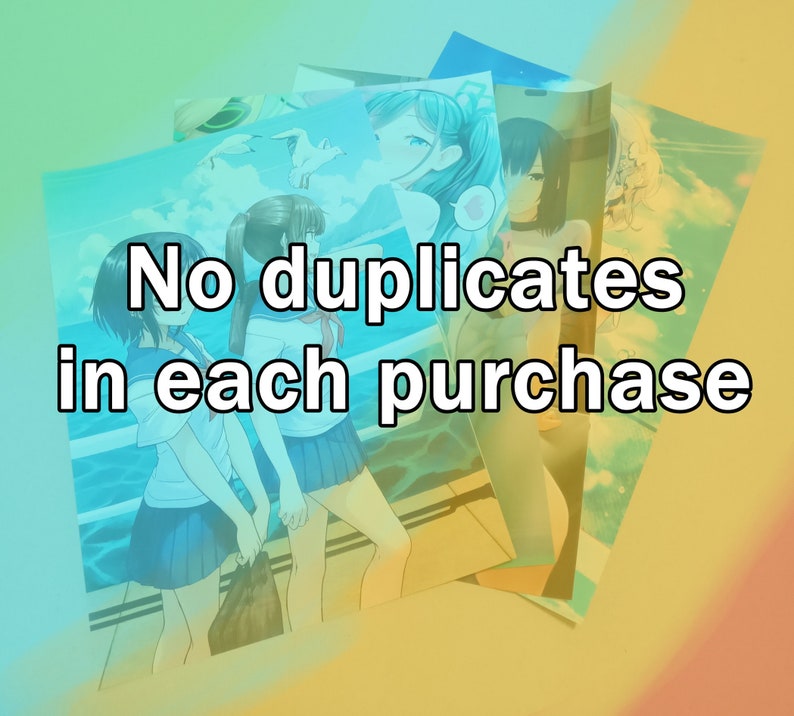 Random Posters Sticker Set Ecchi Nsfw Hentai Kawaii Sexy Anime Etsy
