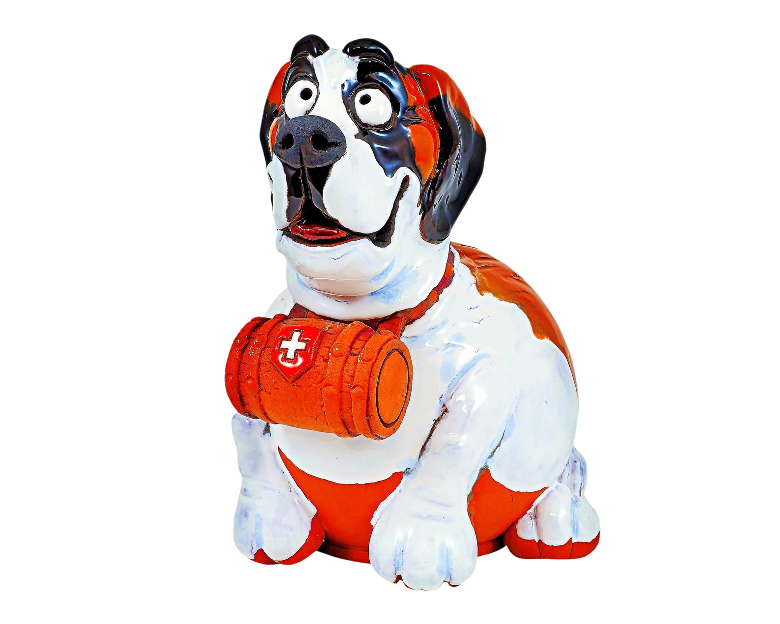 Ceramic Garden Dog Yard Decor Garden Decor Dog With Stake | Etsy