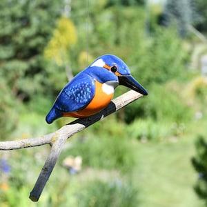 Garden Stake Kingfisher Bird Garden Decor Bird Ceramic Bird Plug for ...