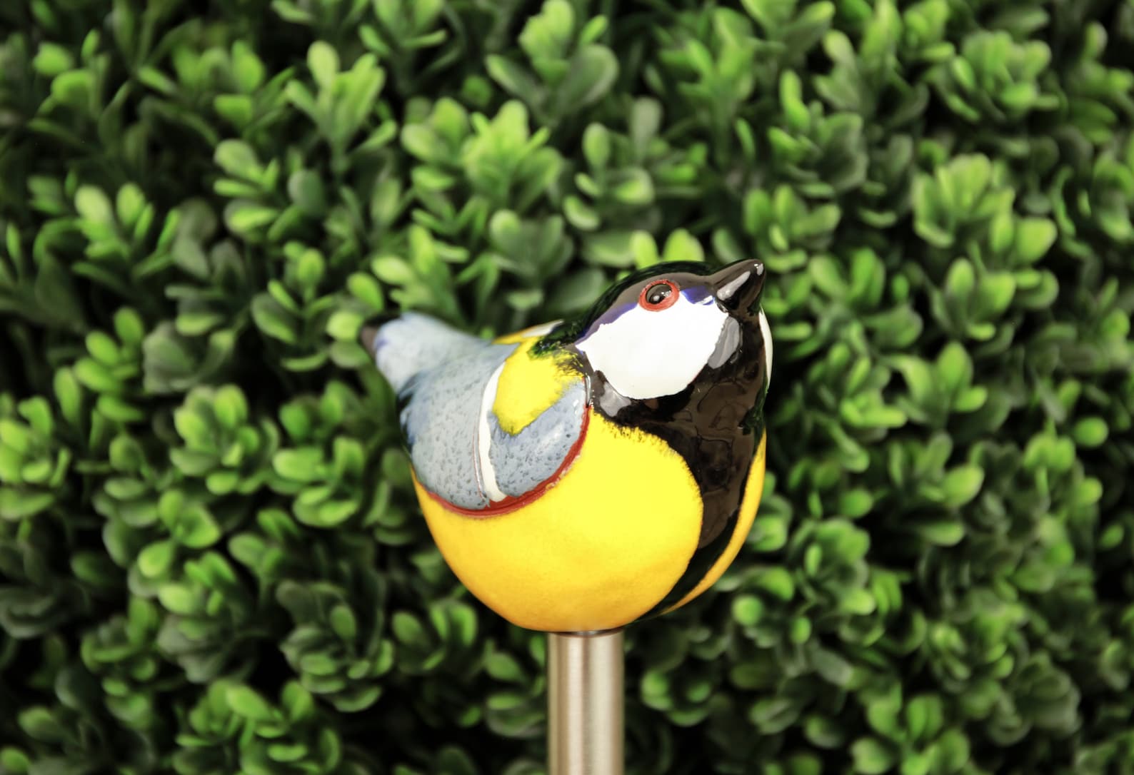 Garden Stake Garden Decor Bird Lawn Stake Ceramic Bird - Etsy