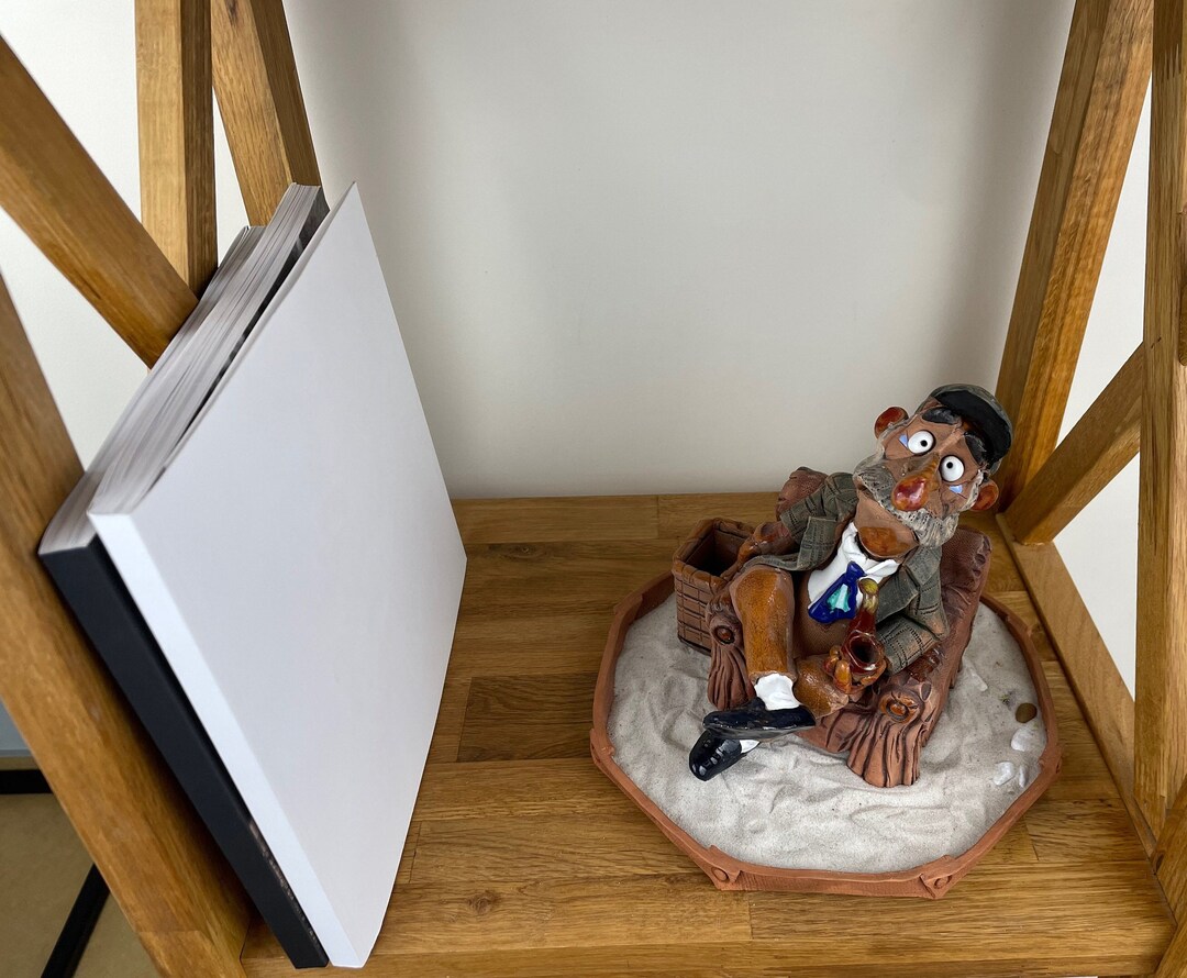 Ceramic Figurine Detective Gift Sherlock Holmes Thinker Statue Incense ...