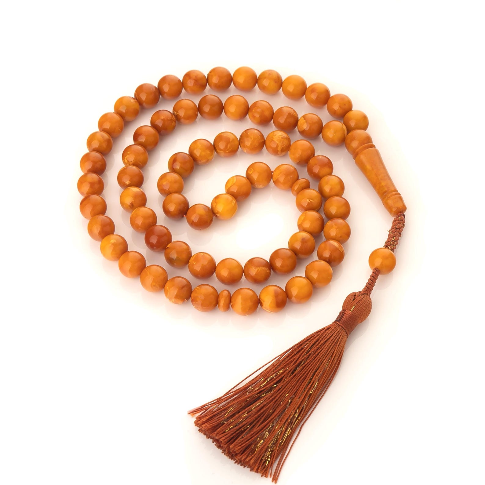 Handmade Amber Misbaha: 66 Islamic Prayer Beads Tasbih - Etsy