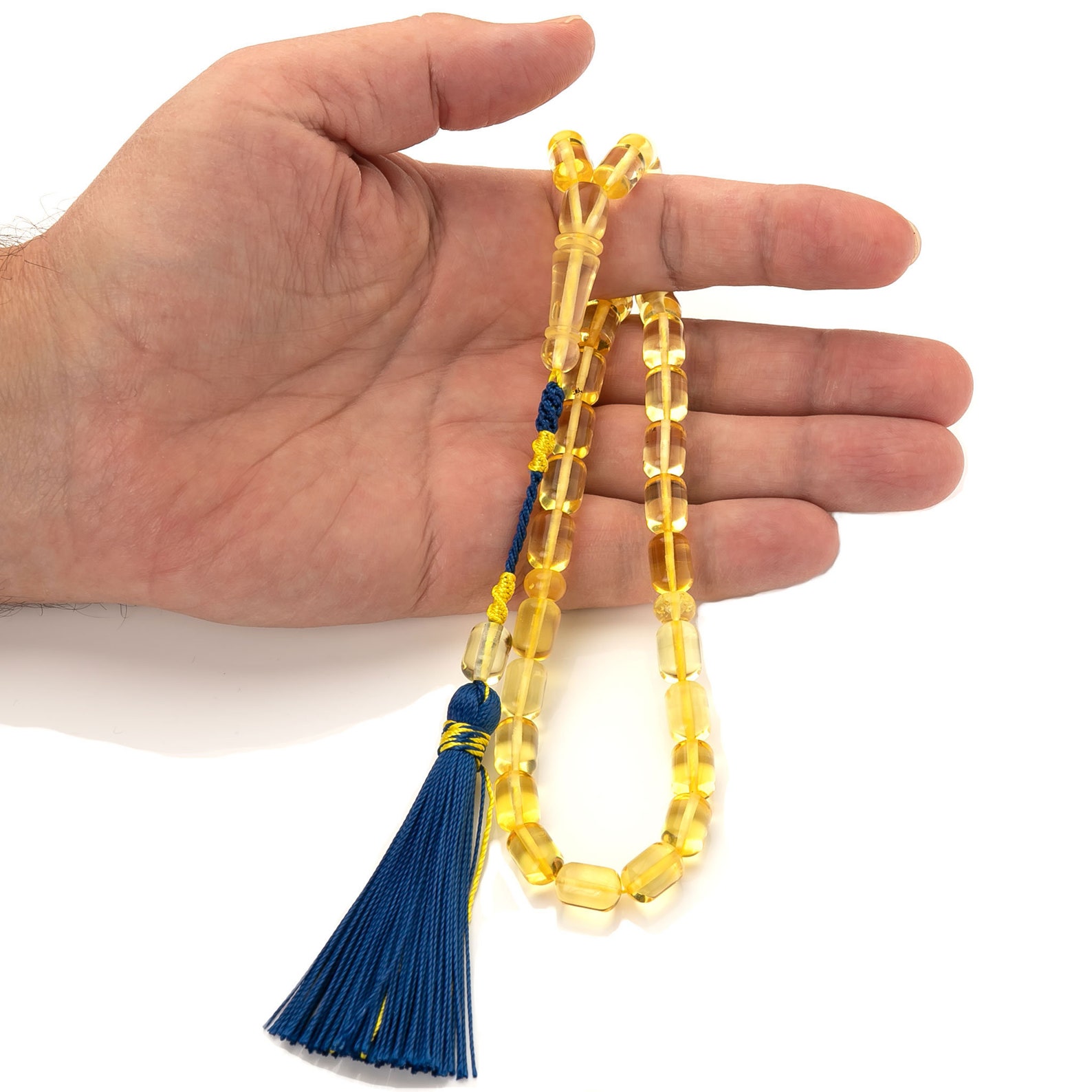 Genuine Amber Tasbih|33 Islamic Prayer Beads, 22g|kahraman|misbaha ...