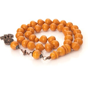 Rare Amber Tasbih-islamic Handmade Amber Rosary-unique Collectible ...