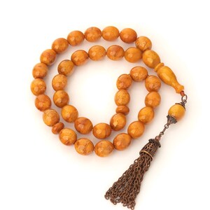 Amber Tasbih-amber Rosary-33 Islamic Old Prayer Beads,50g-brend Old ...