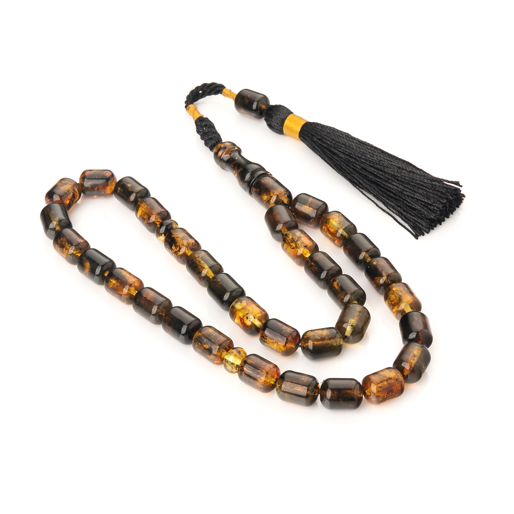 Amber Tasbih-amber Rosary-33 Islamic Prayer Beads,27g-misbaha-kehribar ...