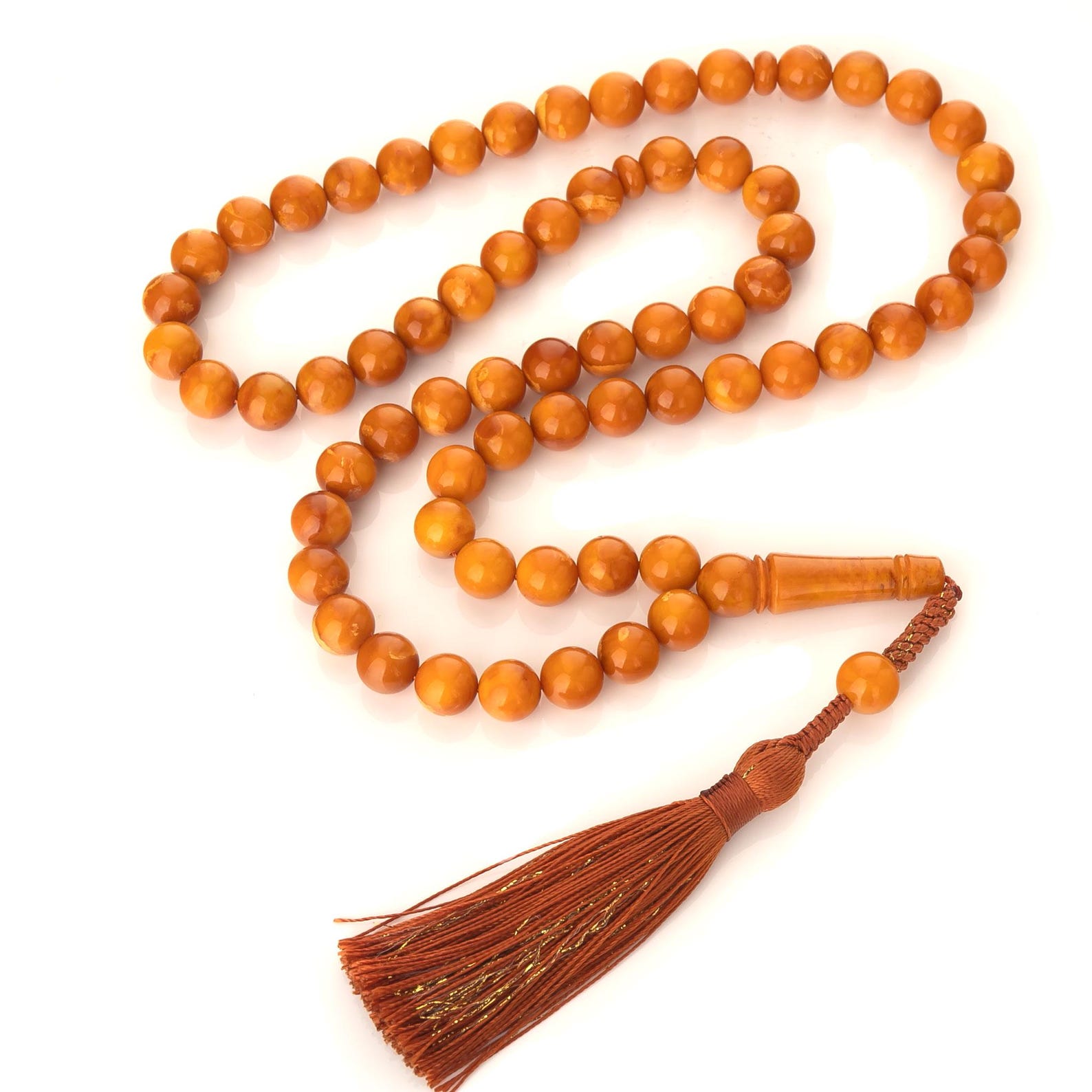 Handmade Amber Misbaha: 66 Islamic Prayer Beads Tasbih - Etsy