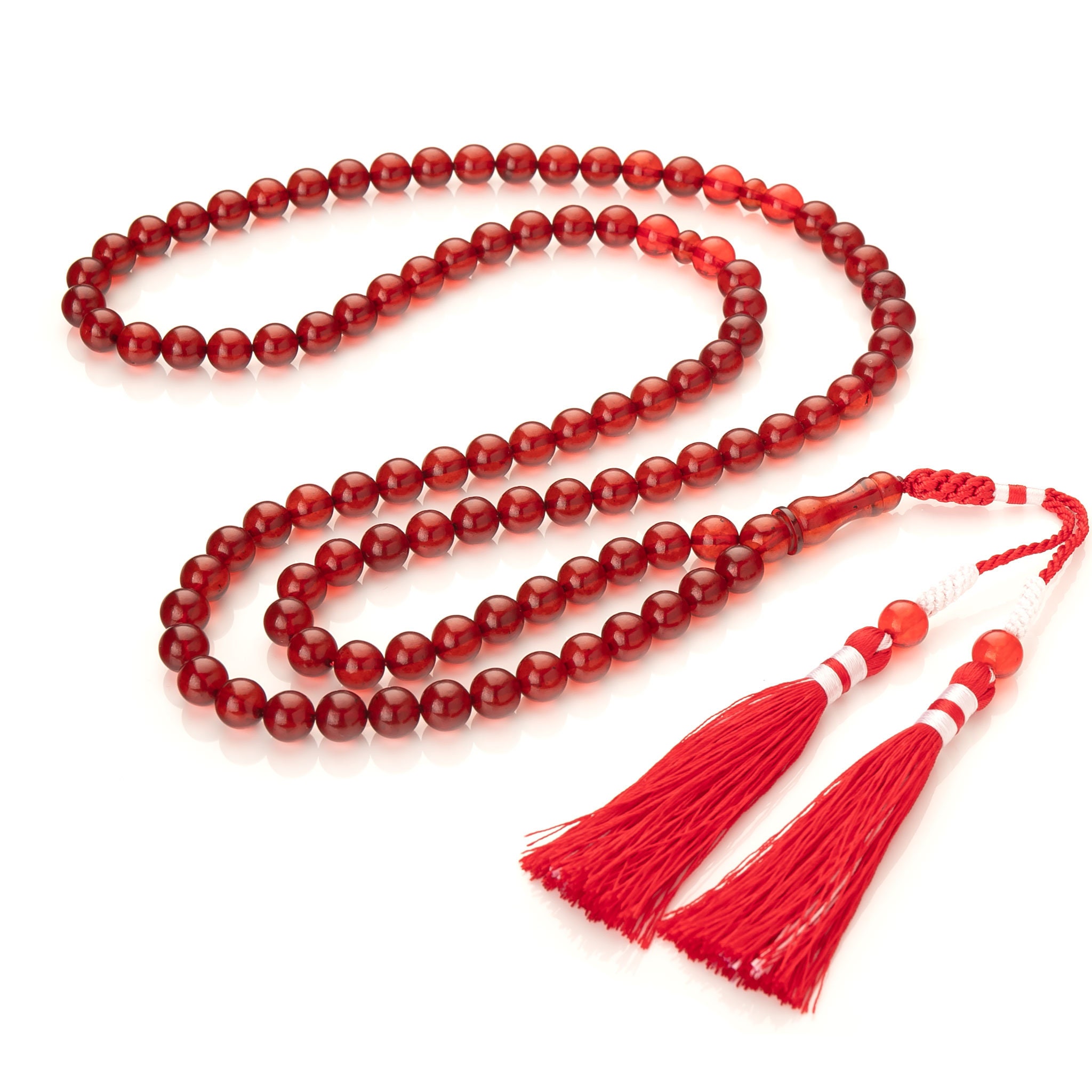 Amber Misbaha-99 Islamic Prayer Beads 48g,-amber Tasbih-handmade - Etsy