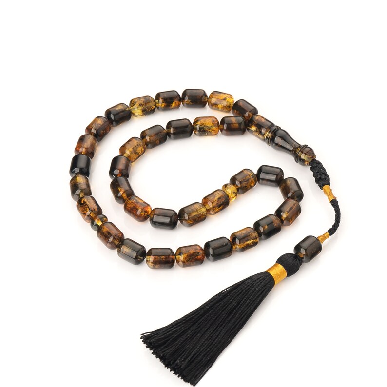 Amber Tasbih-amber Rosary-33 Islamic Prayer Beads,27g-misbaha-kehribar ...