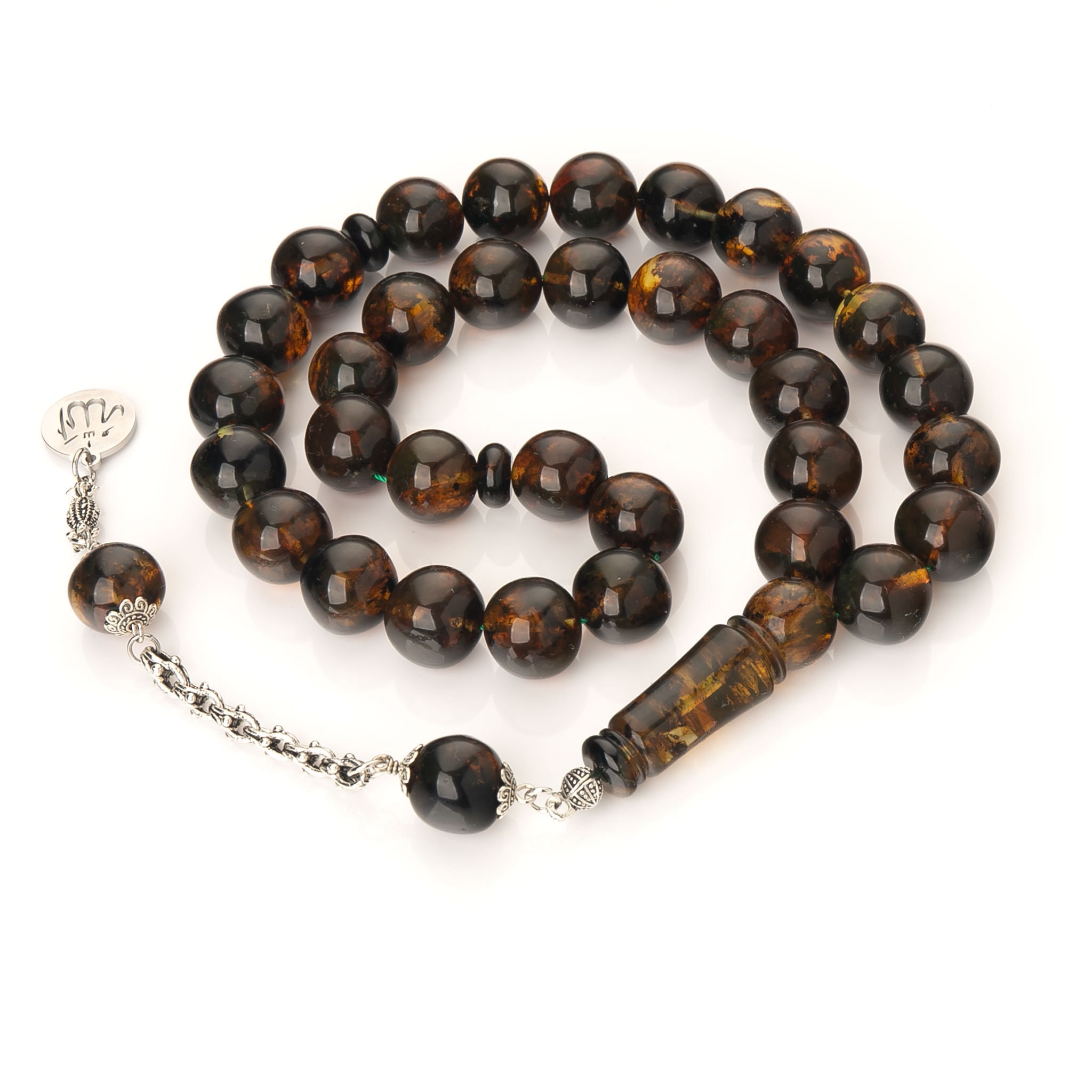 Amber Tasbih-33islamic Prayer Beads,71g-misbaha-kehribar-fossilamber ...