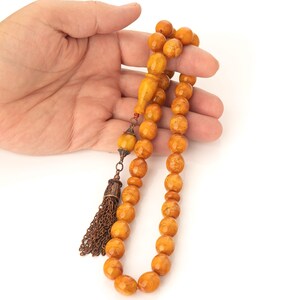 Amber Tasbih-amber Rosary-33 Islamic Old Prayer Beads,50g-brend Old ...