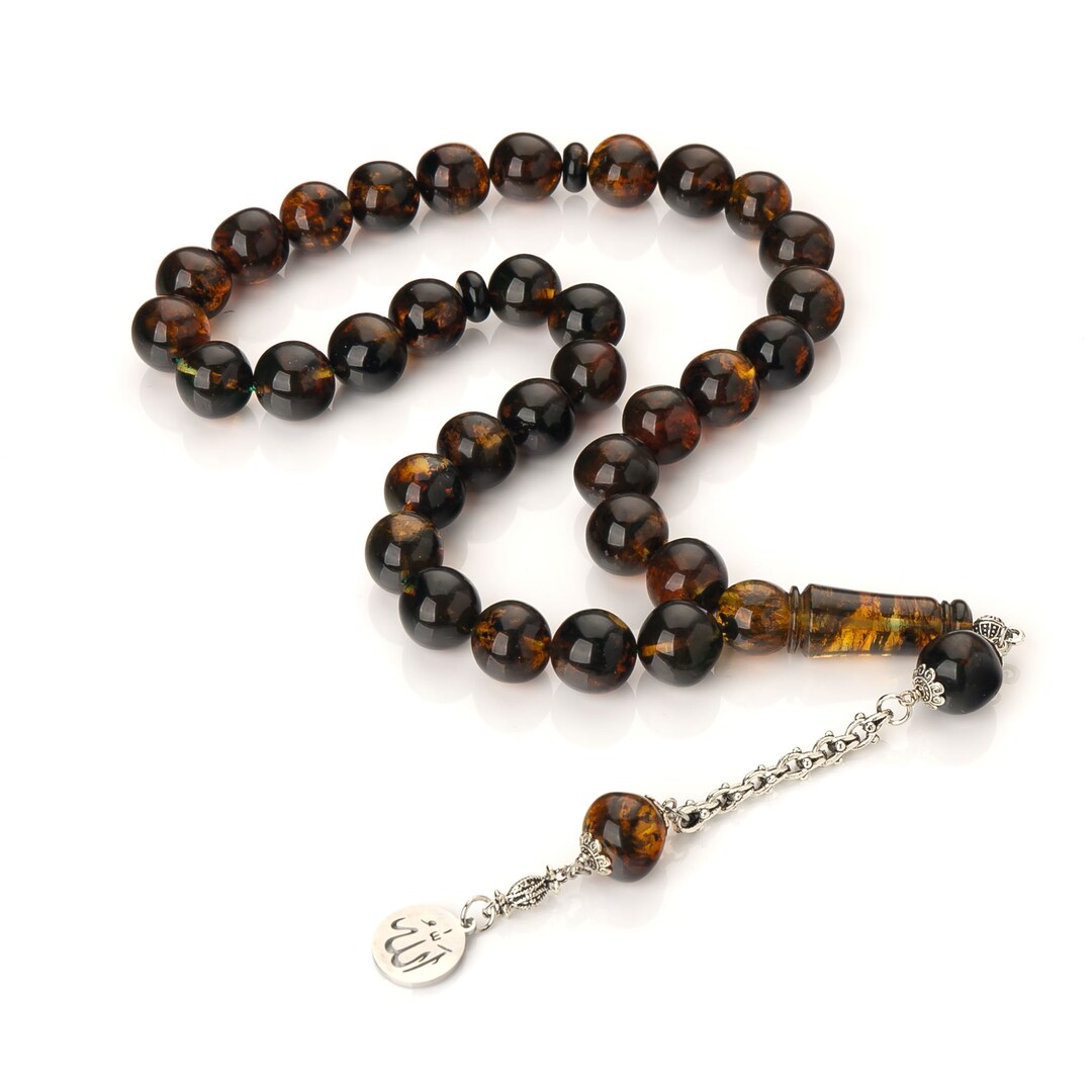 Amber Tasbih-33islamic Prayer Beads,71g-misbaha-kehribar-fossilamber ...