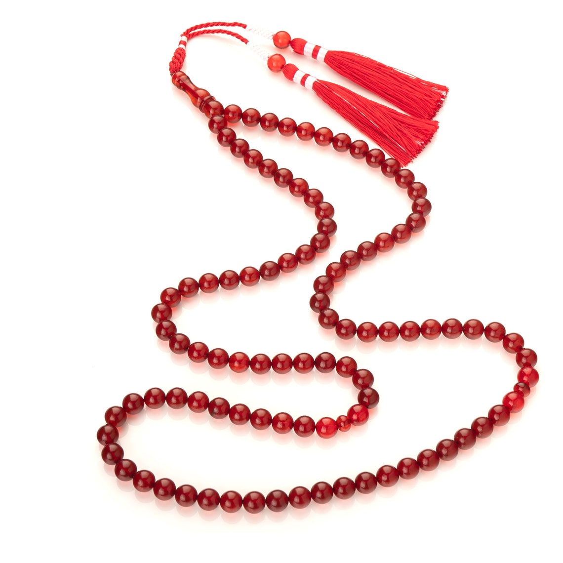 Amber Misbaha-99 Islamic Prayer Beads 48g,-amber Tasbih-handmade - Etsy