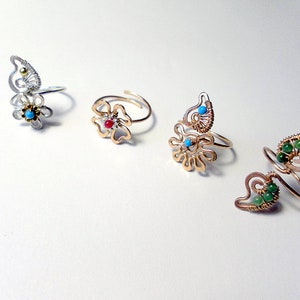 Leaf Toe Ring, Foot Jewelry, Adjustable Ring, Boho Ring, Midi Ring, Silver Ring, Beach Fashion ...