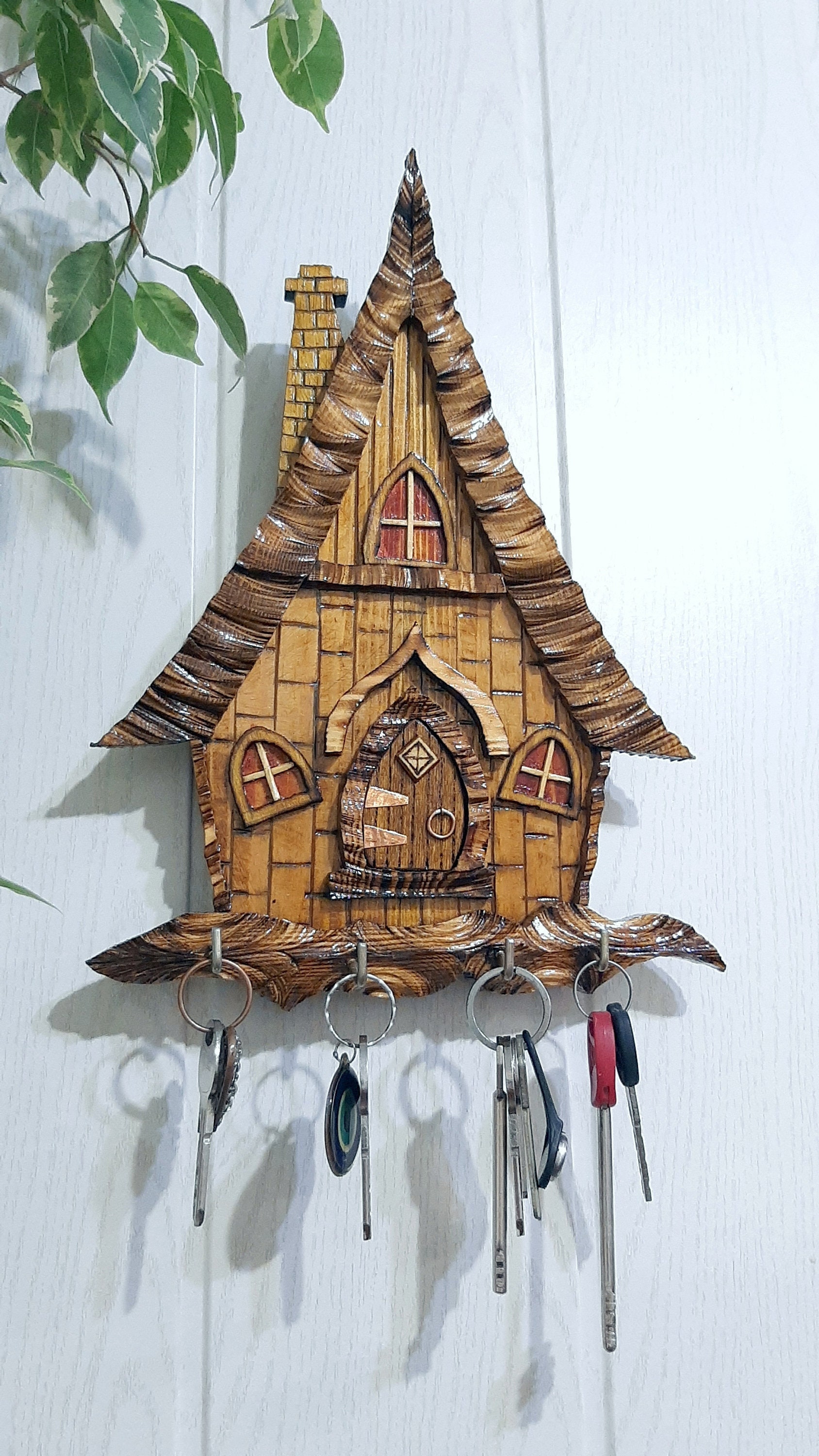 Wall Key Rack Family Key Rack Wood Key Holder Key Rack | Etsy UK