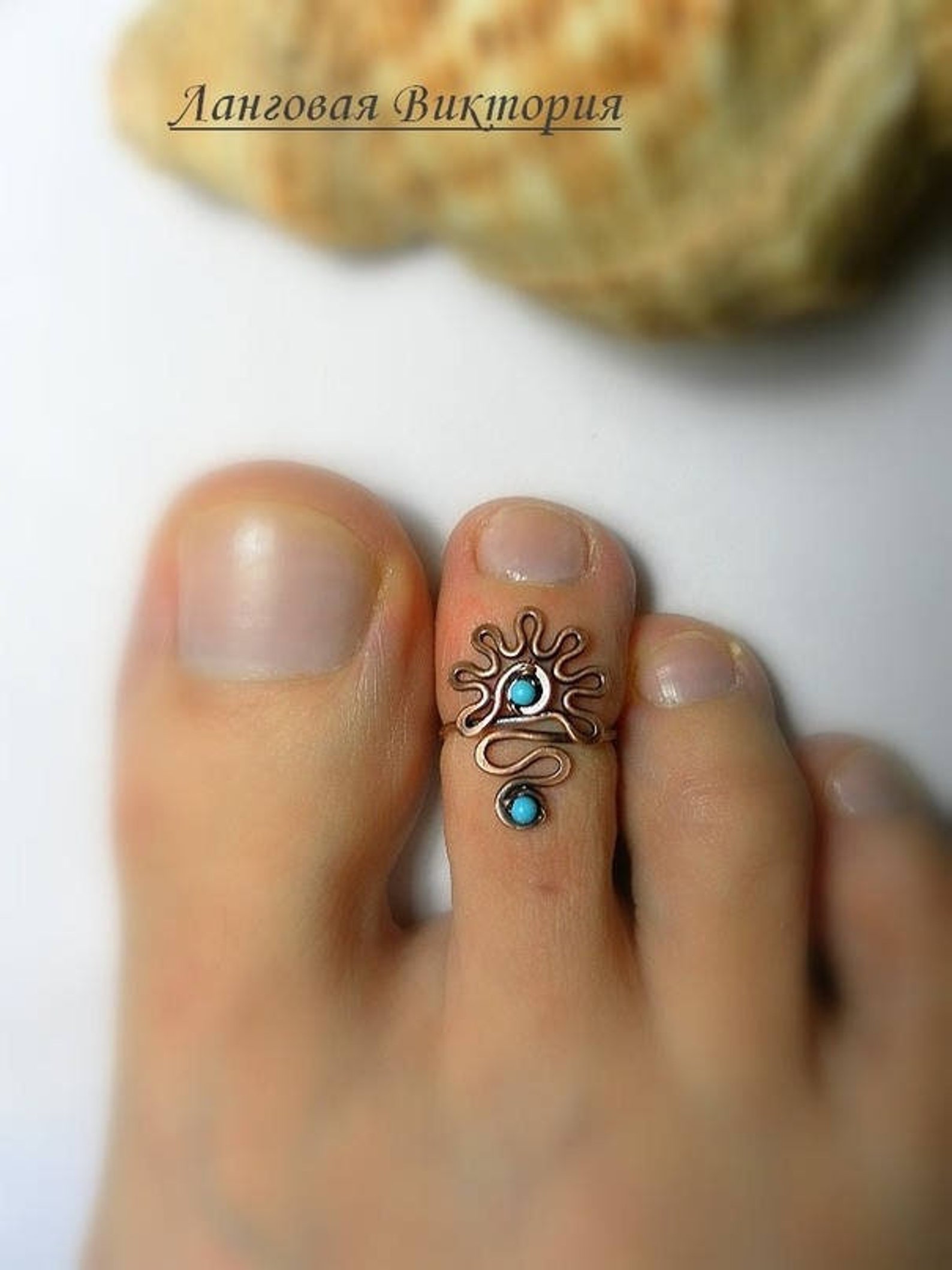 Flower Toe Ring Silver Toe Ring Boho Tiny Ring Adjustable - Etsy