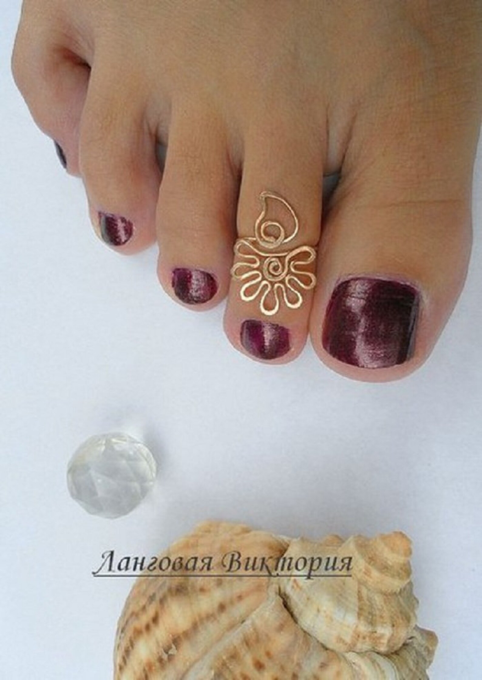 Flower Toe Ring Silver Toe Ring Boho Tiny Ring Adjustable - Etsy