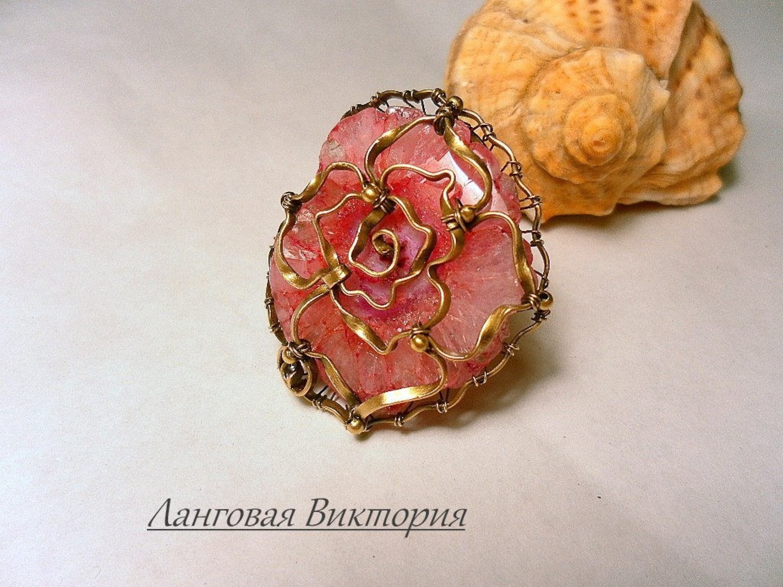 Ring Rose Wire Wrap Jewelry Large Boho Ring Bright Silver - Etsy