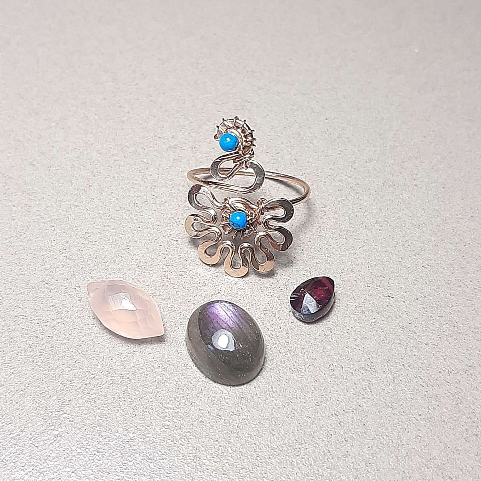 Flower Toe Ring Silver Toe Ring Boho Tiny Ring Adjustable | Etsy