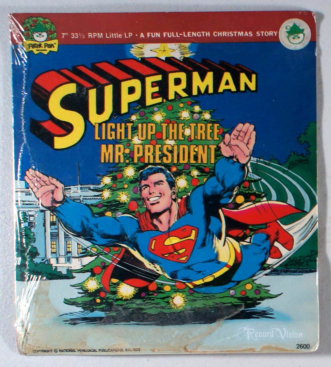 Superman Light up the Tree Mr President 1978 SEALED 33 1/3 7 Vinyl ...