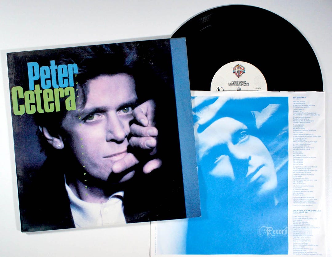 Peter Cetera - Solitude Solitaire (1986) Vinyl LP - Next Time I Fall ...