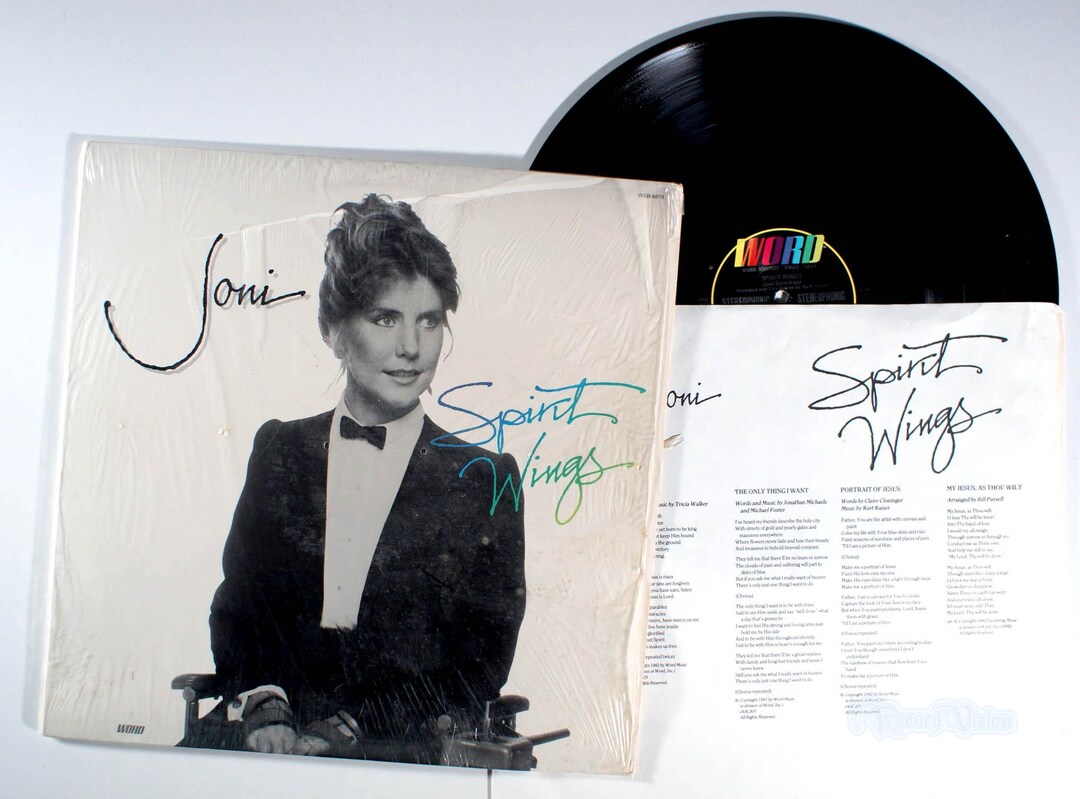 Joni Eareckson Tada Spirit Wings 1982 Vinyl LP Christian Inspirational ...