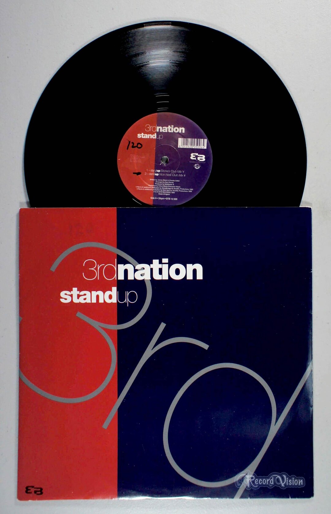 3rd Nation - Stand up (1993) Vinyl 12" Single - IMPORT - Dance Club ...