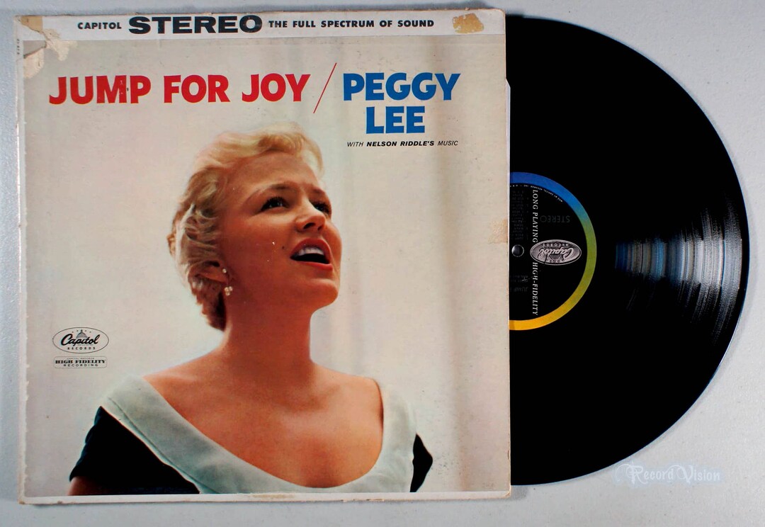 Peggy Lee Jump for Joy 1959 Vinyl LP Nelson Riddle Jazz - Etsy