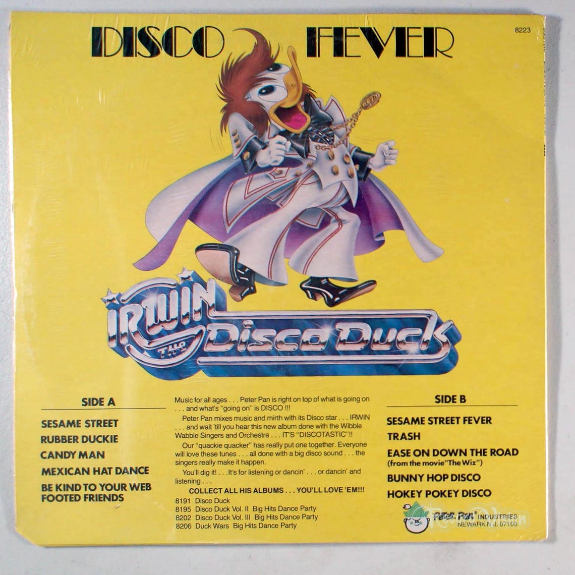 Disco Duck - Disco Fever for All Ages (1978) [SEALED] Vinyl LP - Irwin ...