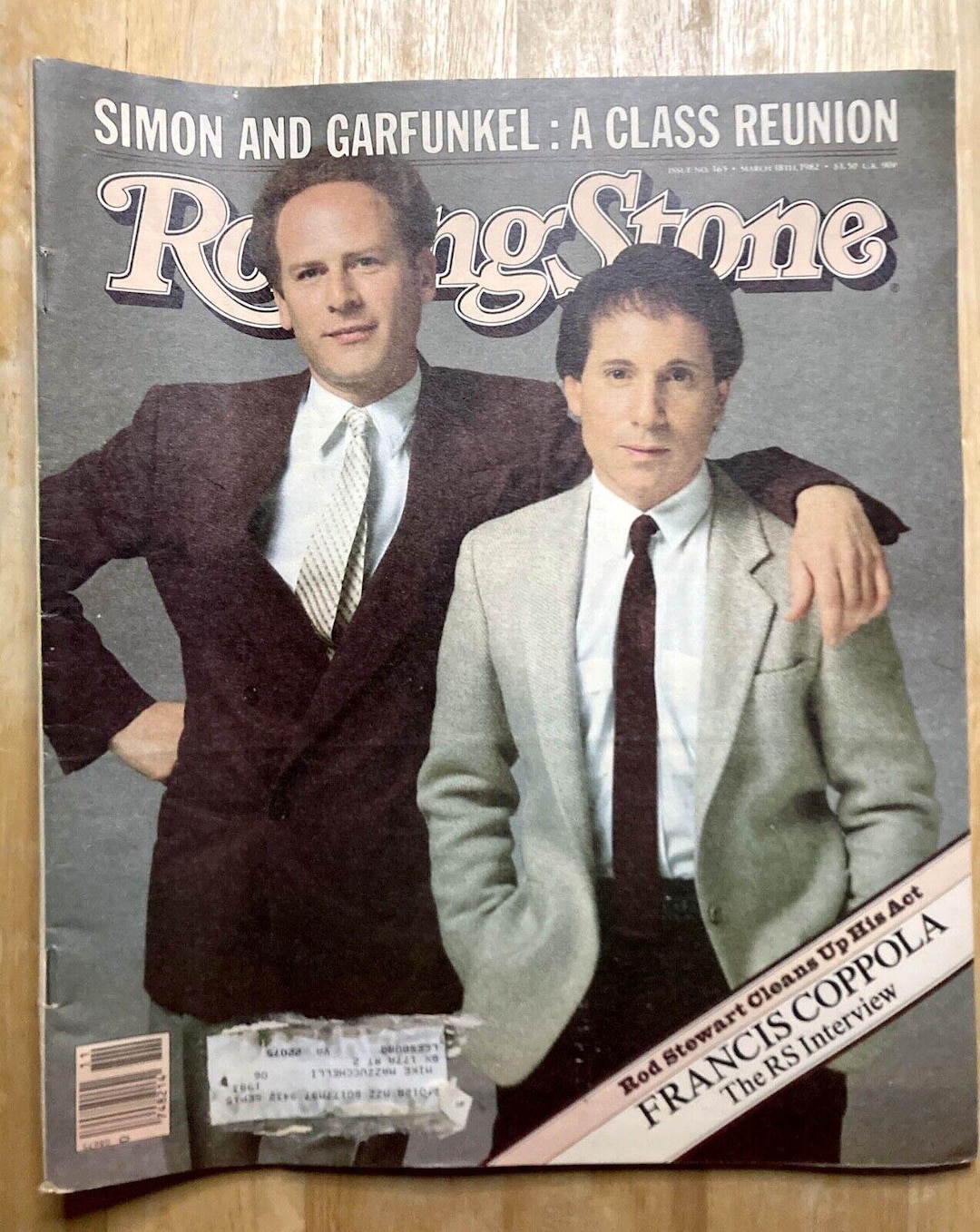 Rolling Stone Magazine No. 365 • Simon and Garfunkel & Rod Stewart ...