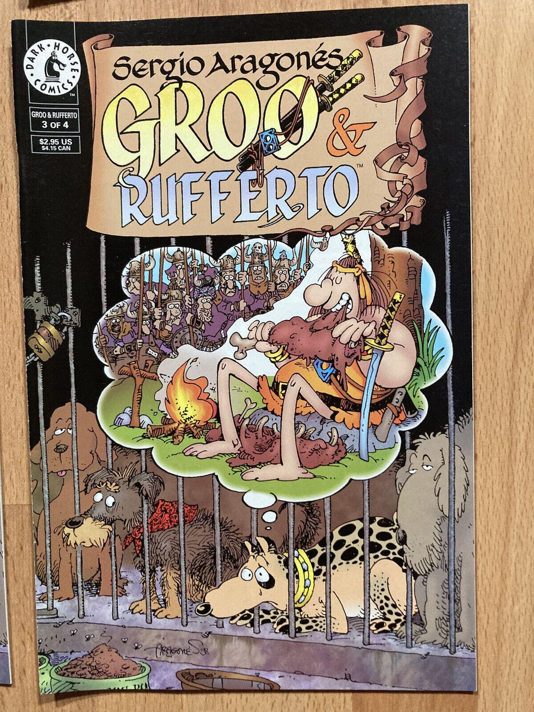 Sergio Aragones Groo & Rufferto # 3 Dark Horse Comic Vintage Near Mint ...