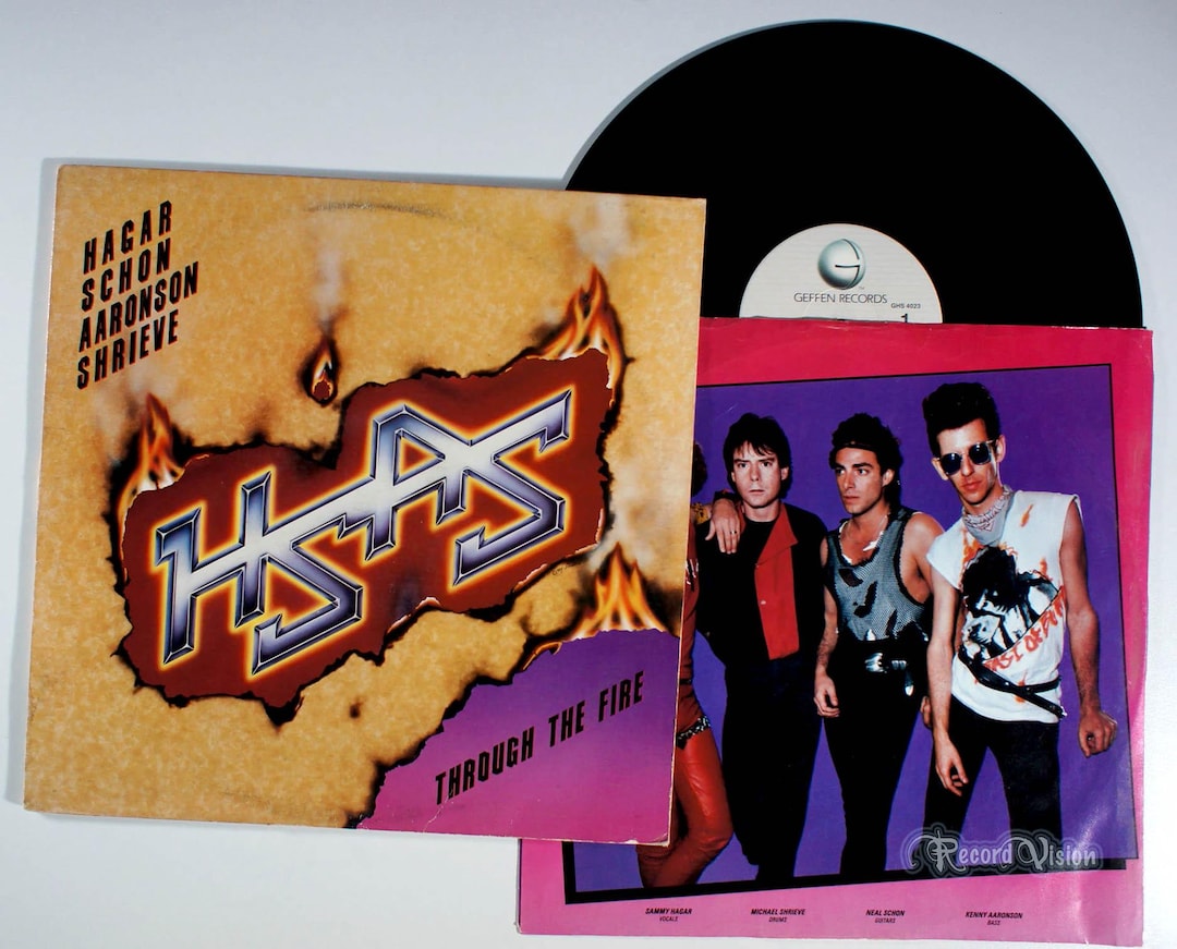 Sammy Hagar - Through the Fire (1984) Vinyl LP - HSAS, Schon, Aaronson ...