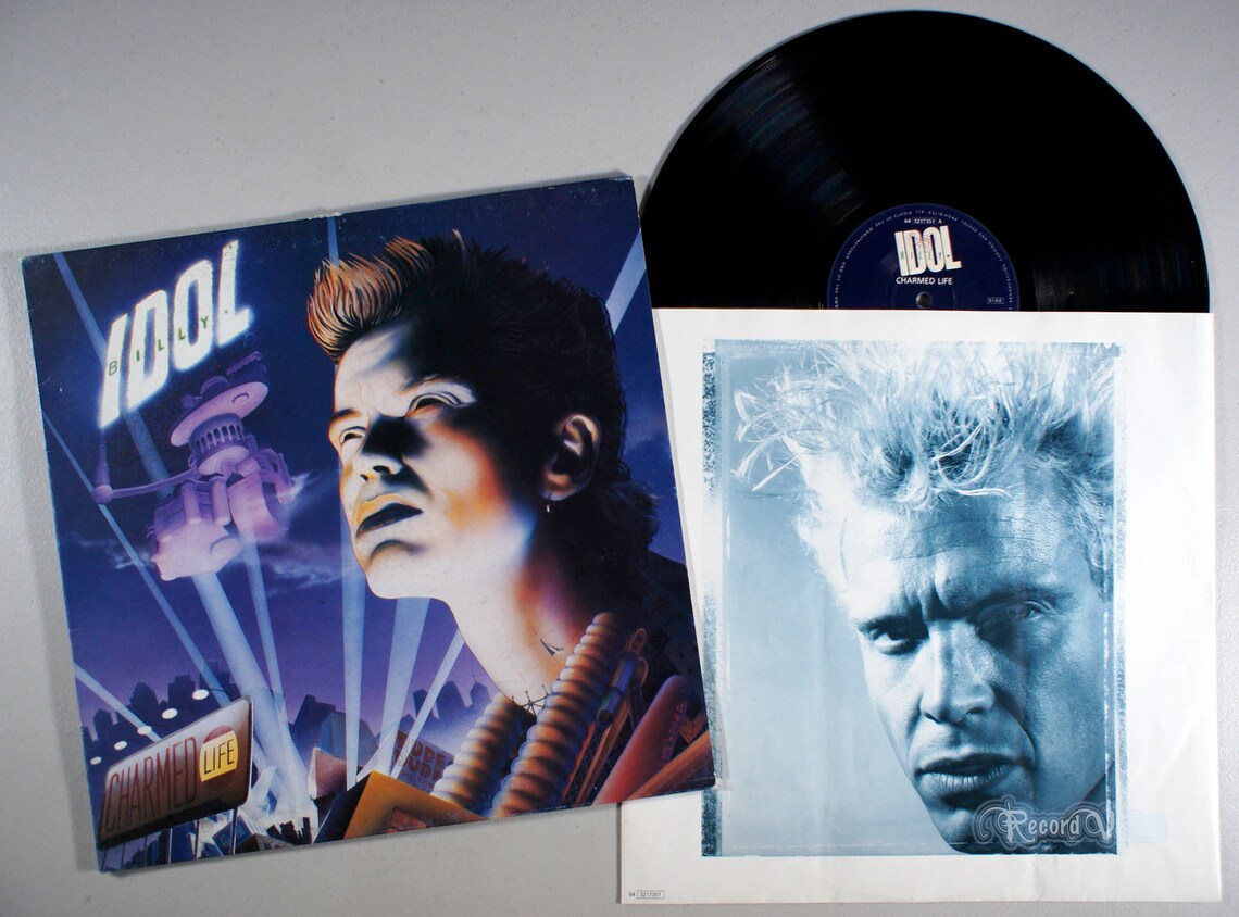 Billy Idol Charmed Life 1990 Vinyl LP IMPORT Cradle of | Etsy