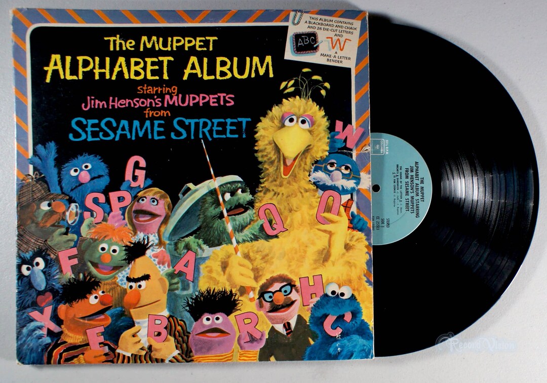 Sesame Street Muppet Alphabet Album 1971 Vinyle LP C is For Cookie ...