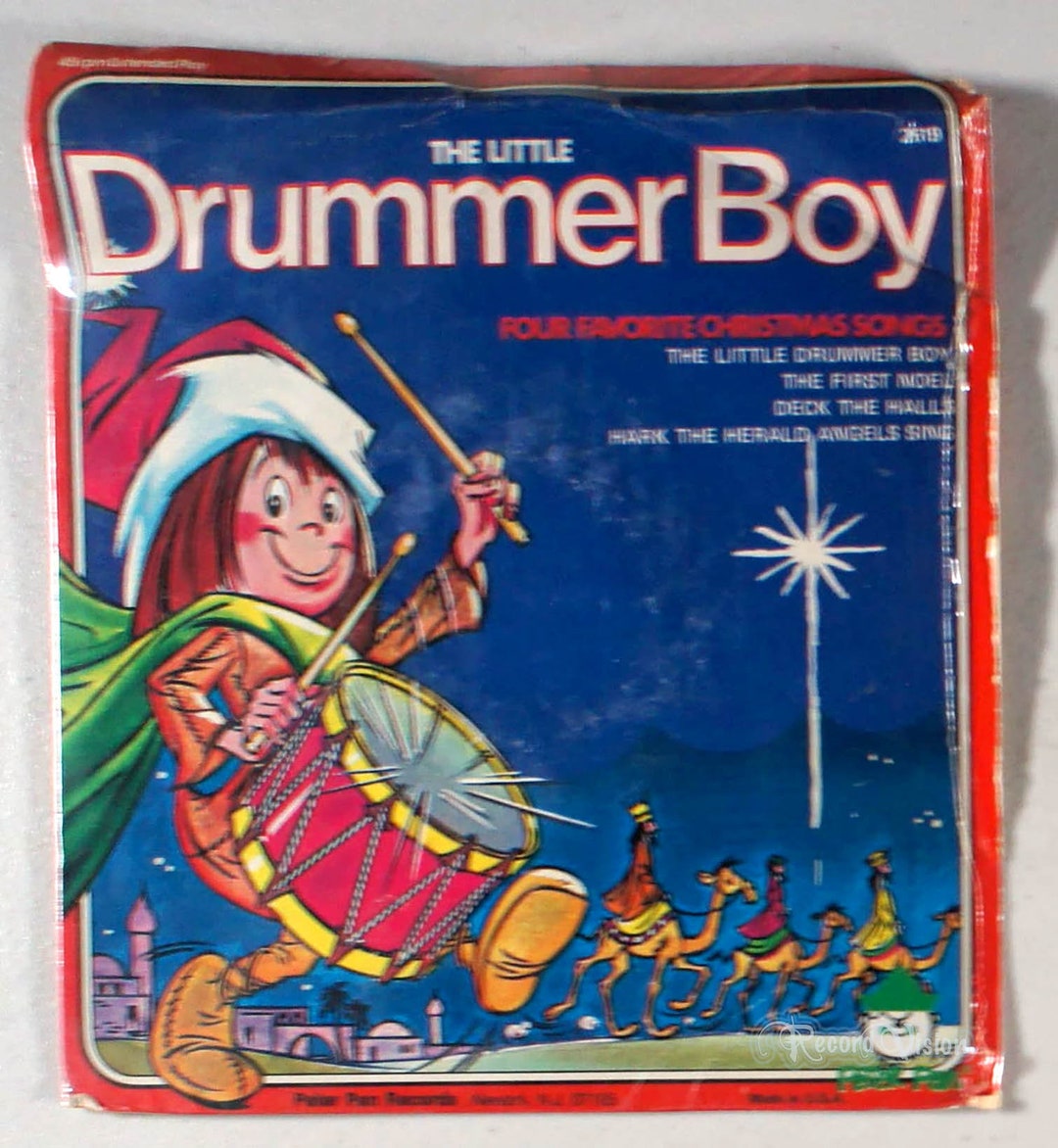 Peter Pan Records the Little Drummer Boy 1978 SEALED Vinyl 7 Christmas ...