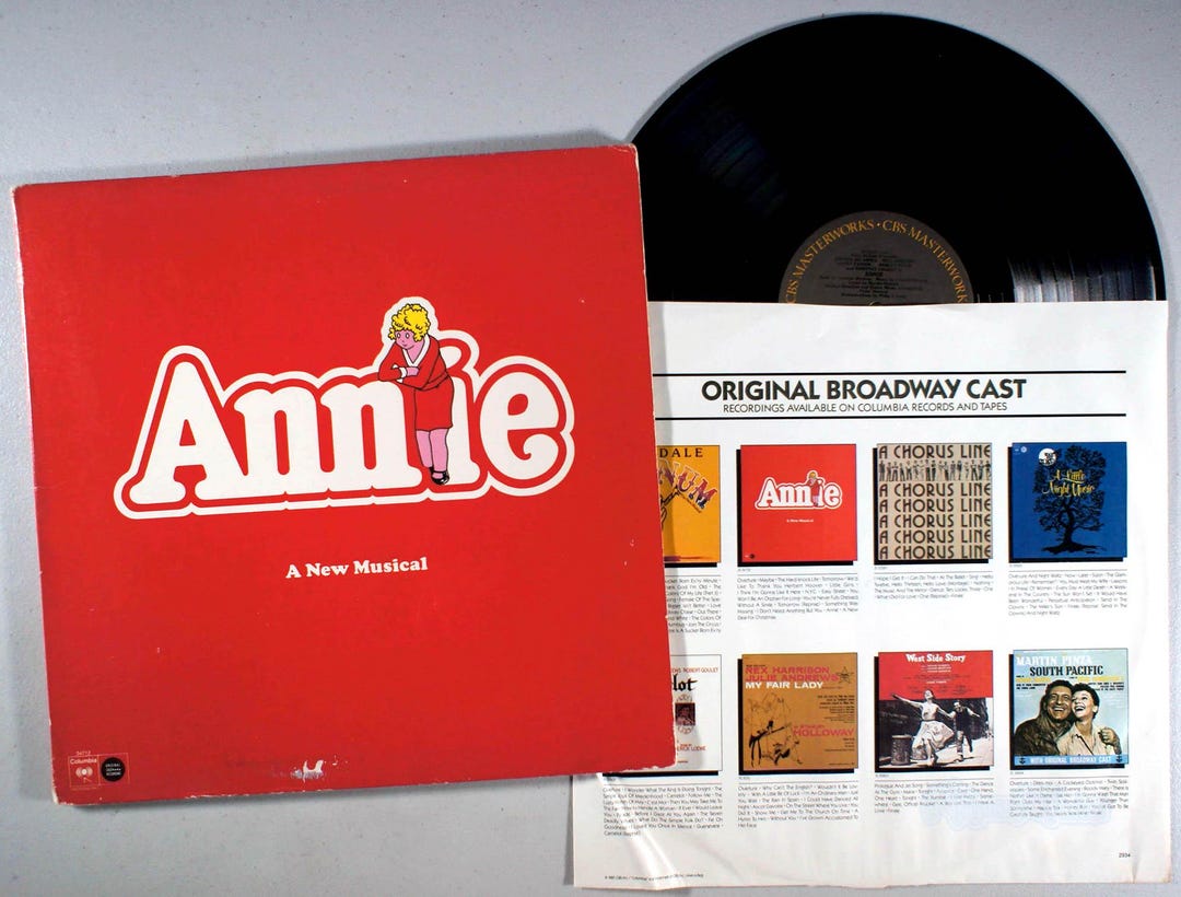 Annie (broadway) (1977) Stereo / Quadraphonic Vinyl LP - Soundtrack - Etsy