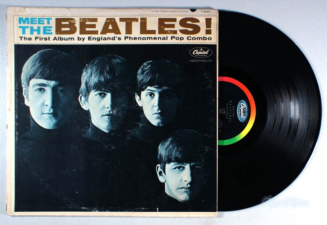 Beatles - Meet the Beatles (1964) Vinyl - John Lennon, Paul Mccartney - Etsy