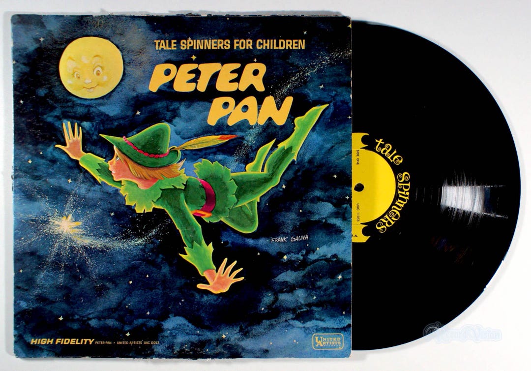 Tale Spinners for Children - Peter Pan (1967) Vinyl LP - J.M. Barrie ...
