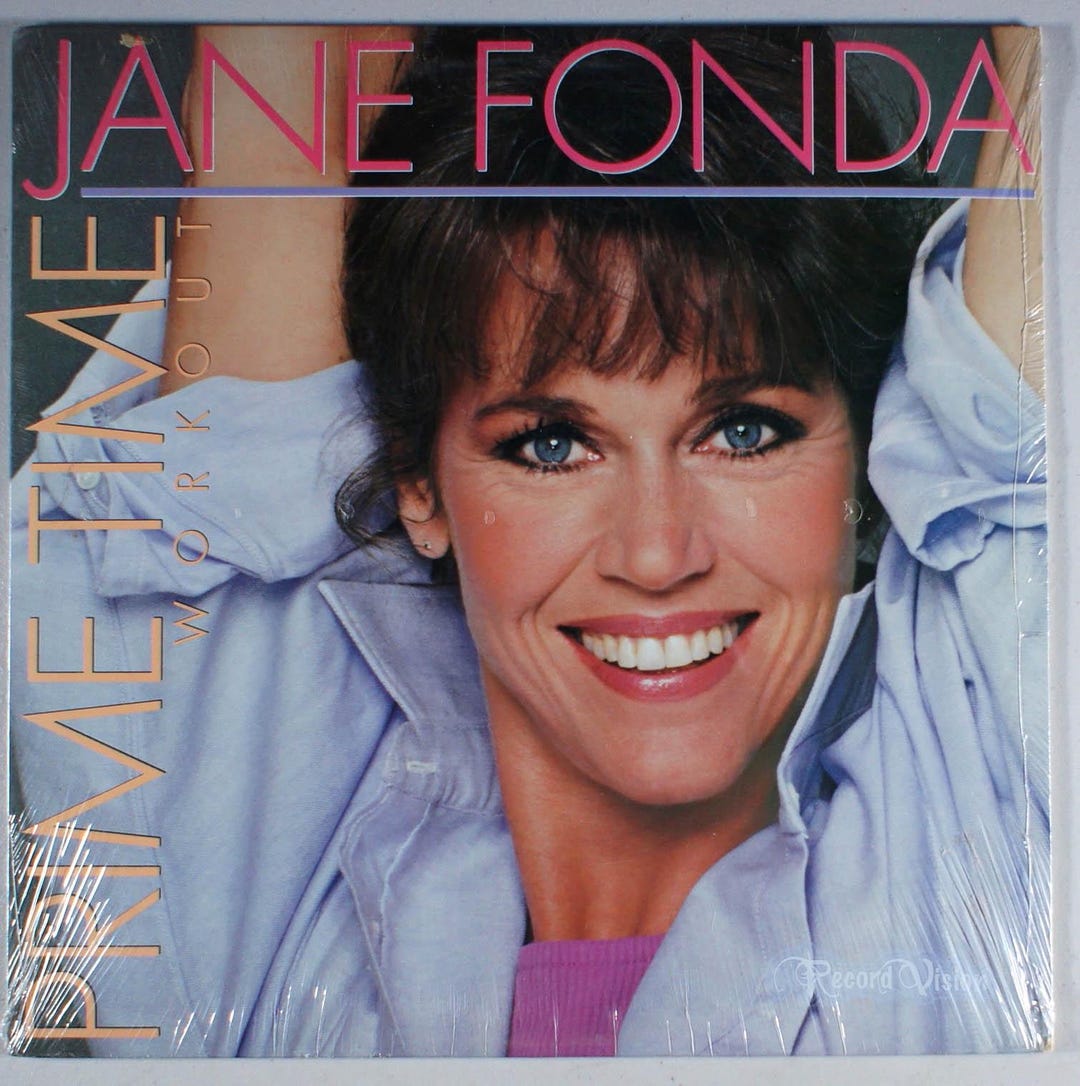 Jane Fonda Prime Time Workout 1984 SEALED Vinyl LP Excercise, Aerobics ...