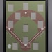Baseball Display Board: Trading Card Sports Field Frame 22x28 - Etsy