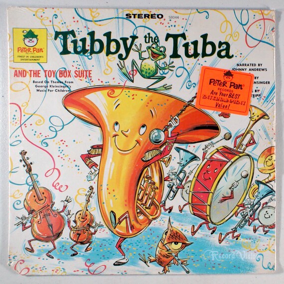 Peter Pan Records Tubby the Tuba 1972 SEALED Vinyl LP - Etsy