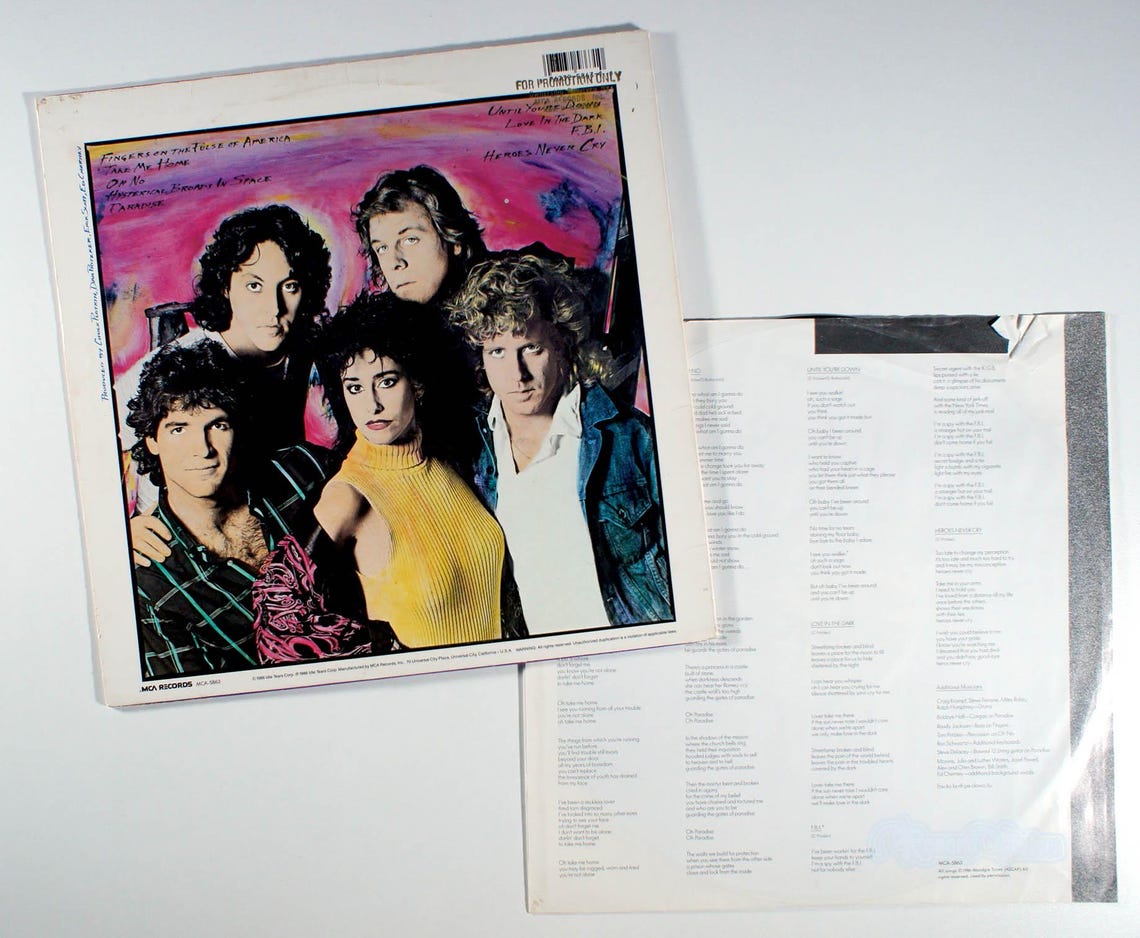 Idle Tears - Self Titled (1986) Vinyl LP - Liz Constantine, Love in the ...