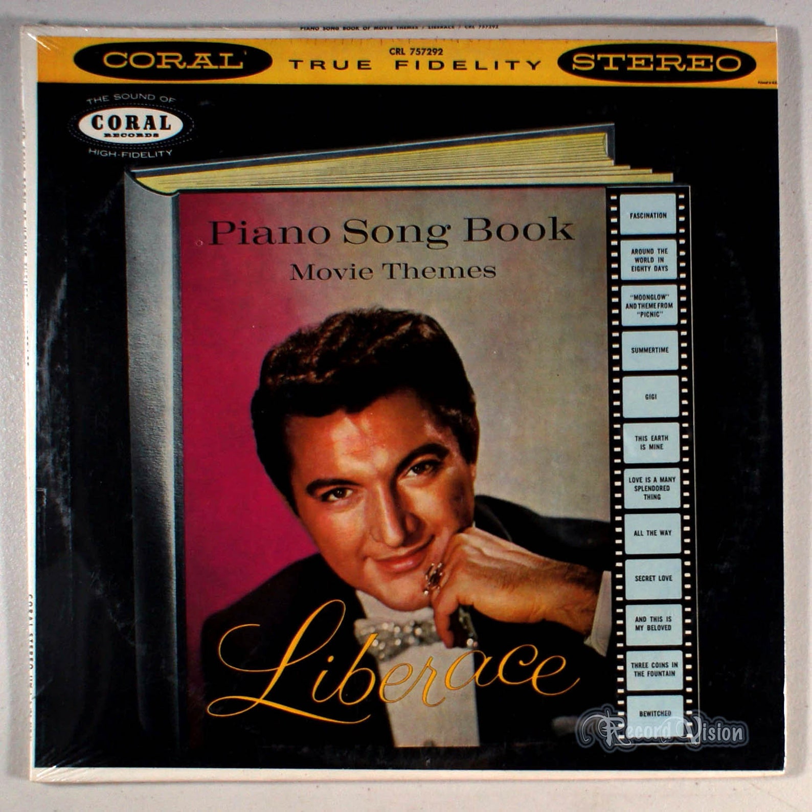 Liberace Piano Song Book: Movie Themes 1959 SEALED Vinyl - Etsy