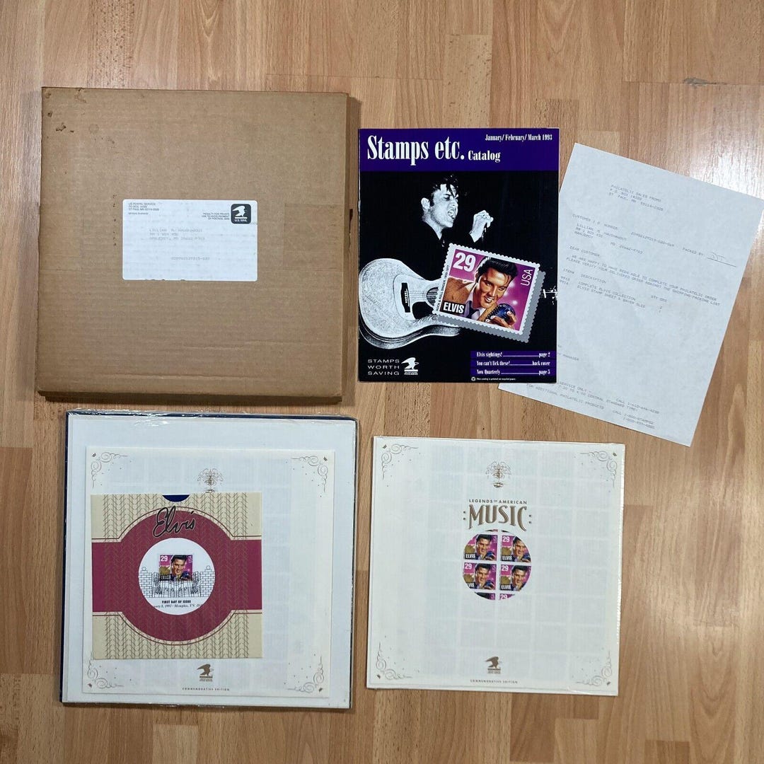 Legends Music Commemorative Elvis Presley Stamp Collection (1993 ...