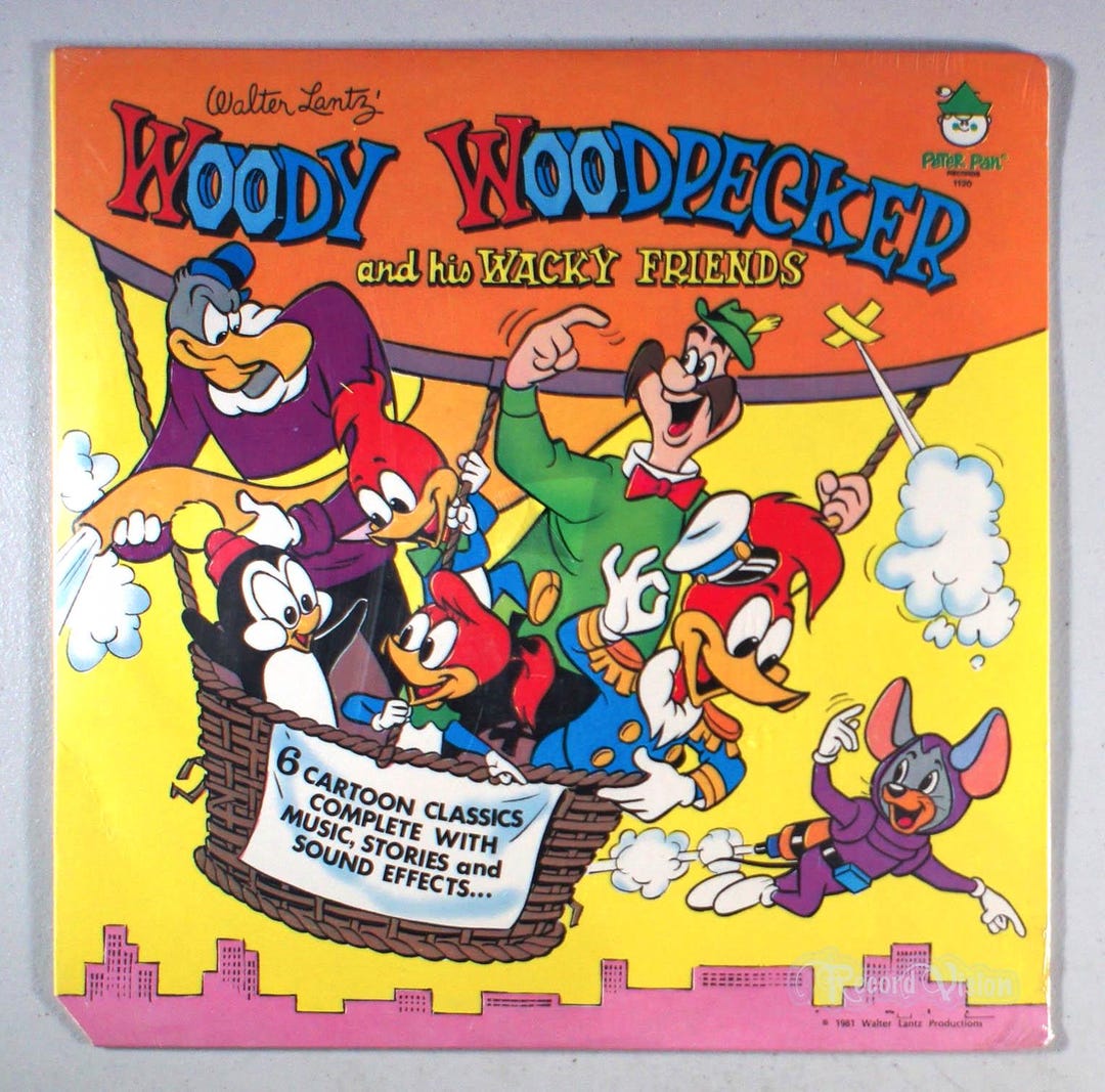 Woody Woodpecker and His Wacky Friends 1981 SEALED Vinyl LP - Etsy